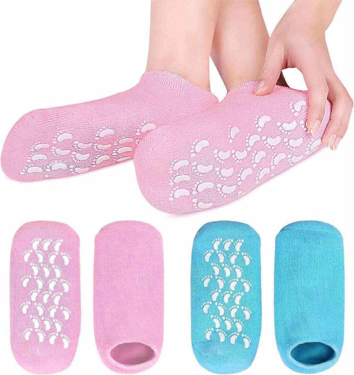 Silicone Moisturizing Socks Pink - Shantirnir